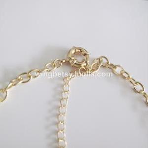 Leaf-shaped Diamond Pendant Female Necklace on Luulla